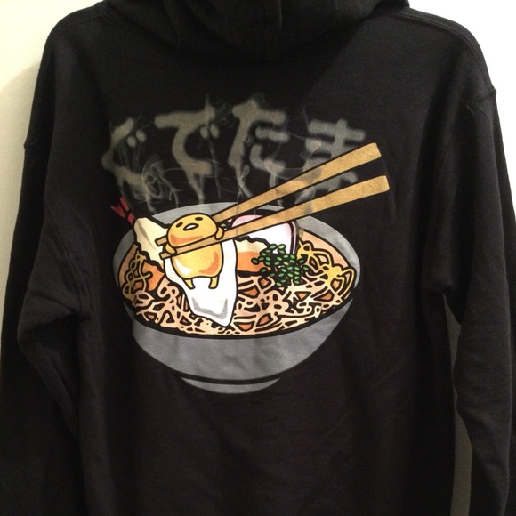 Sanrio | Tops | Gudetama Frontback Design Hoodie | Poshmark